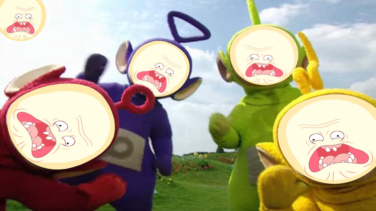 Squanchy Tubbies | Screaming Sun | Know Your Meme