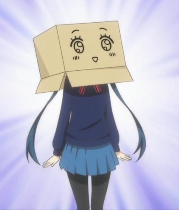 Cardboard Box Aya | Kin-iro Mosaic / Kinmoza! | Know Your Meme