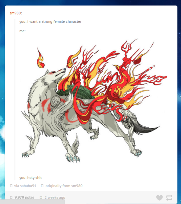 nuff said | Ōkami | Know Your Meme