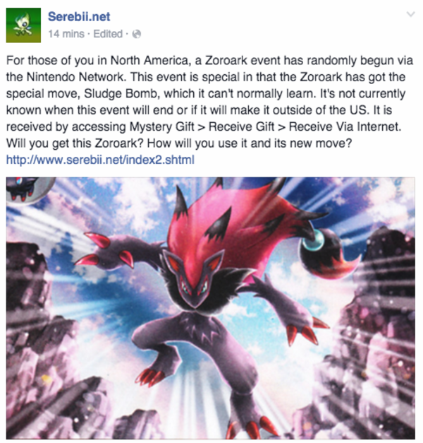 Sludge Bomb Zoroark event | Pokémon | Know Your Meme