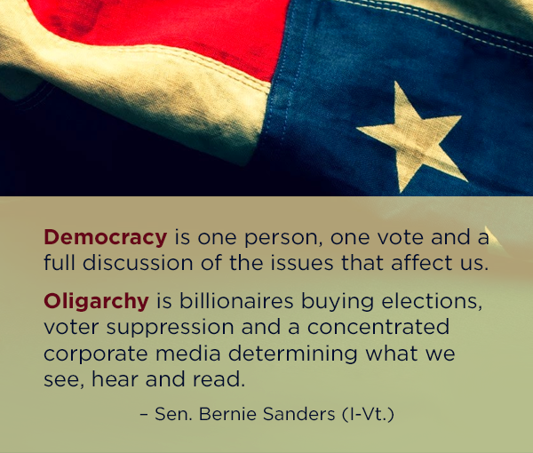 Democracy Versus Oligarchy | Bernie Sanders | Know Your Meme