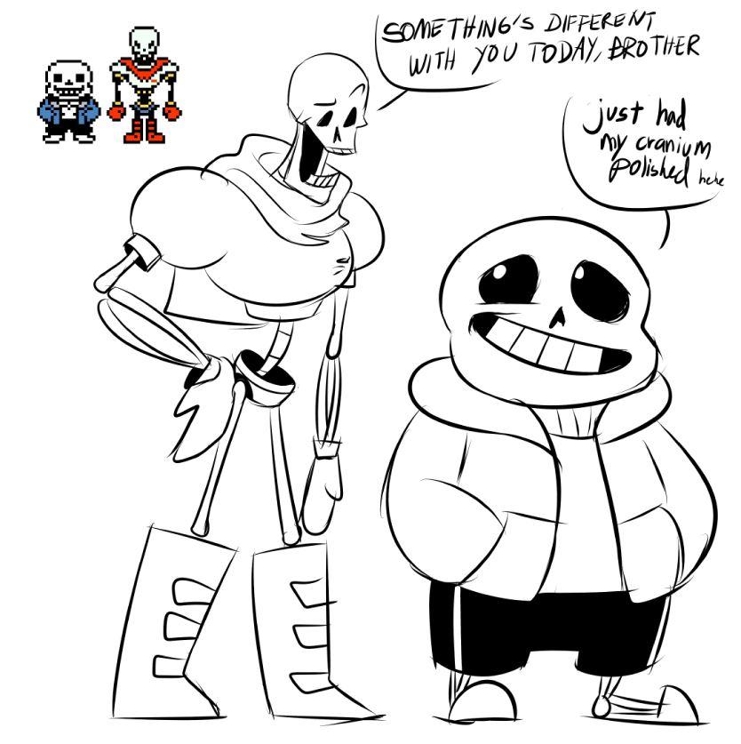 skull sizes | Undertale | Know Your Meme