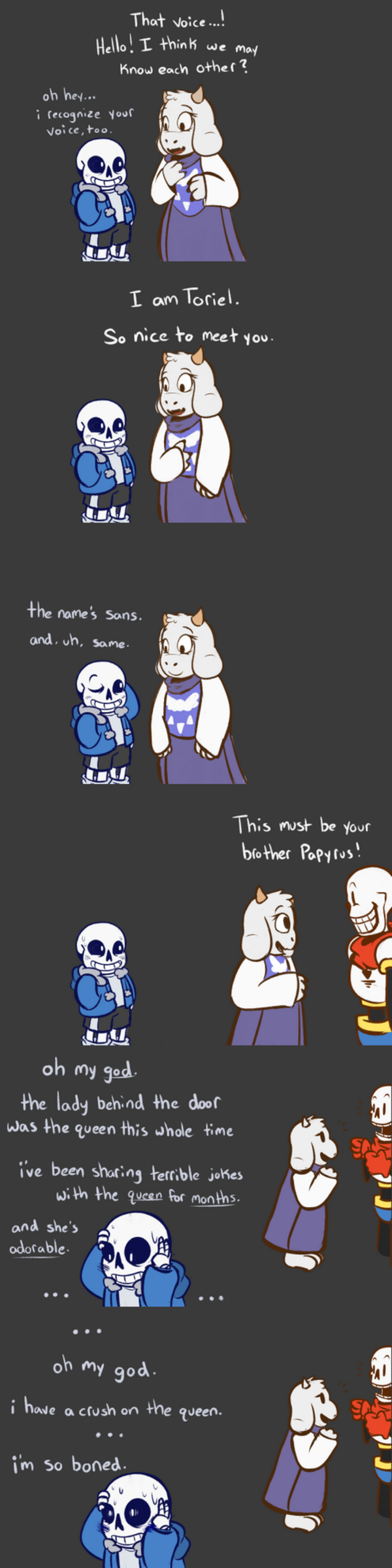 cracking skeleton puns while having an epiphany, the sans experience ...