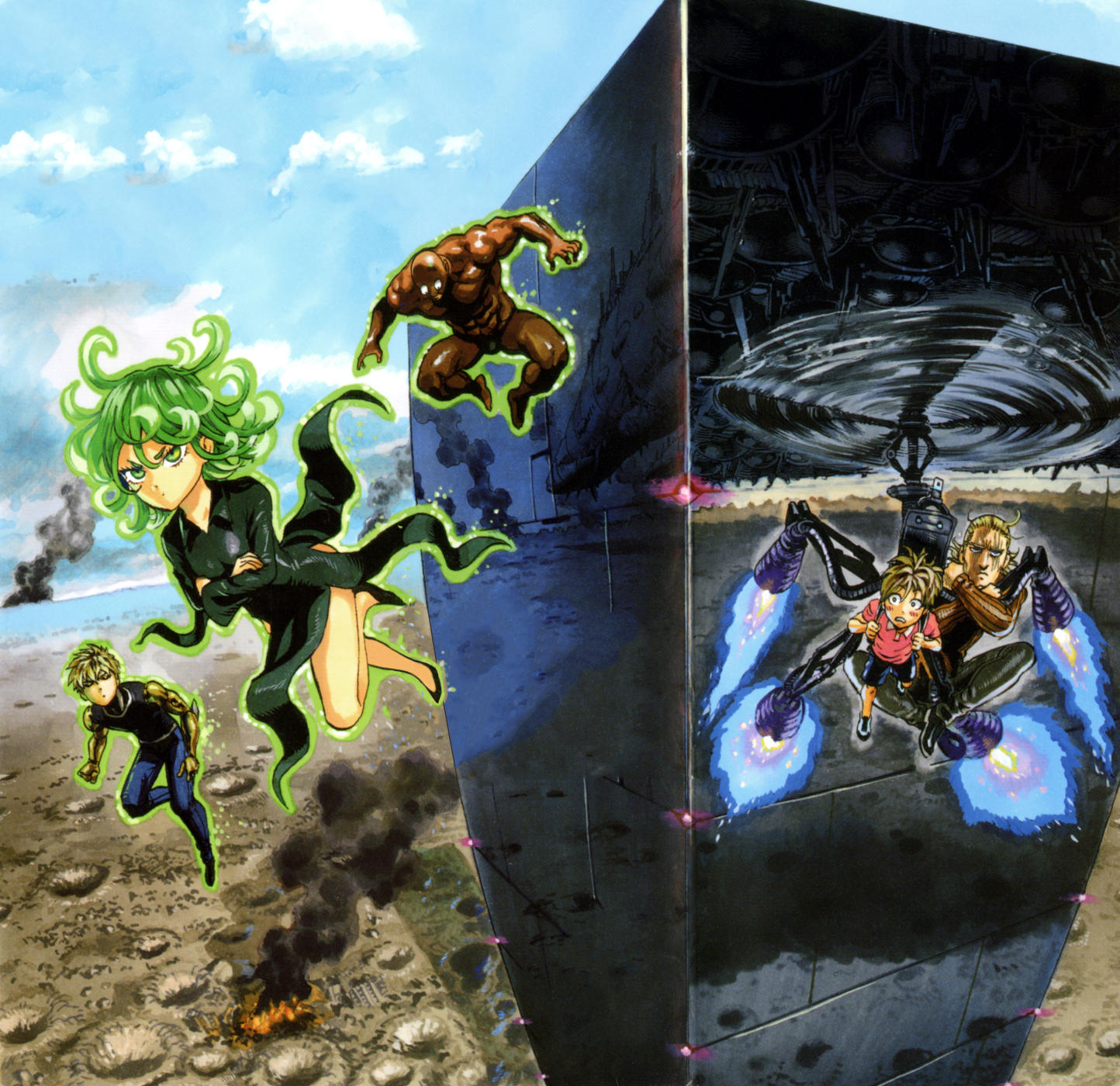 OPM volume 7 side cover | One-Punch Man | Know Your Meme