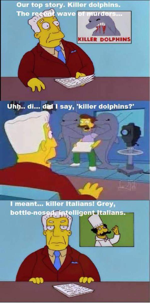 Killer Dolphins | The Simpsons | Know Your Meme