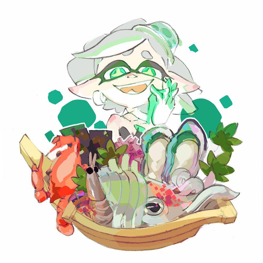 @SplatoonJP: Marie loves her seafood | Squid Sisters | Know Your Meme