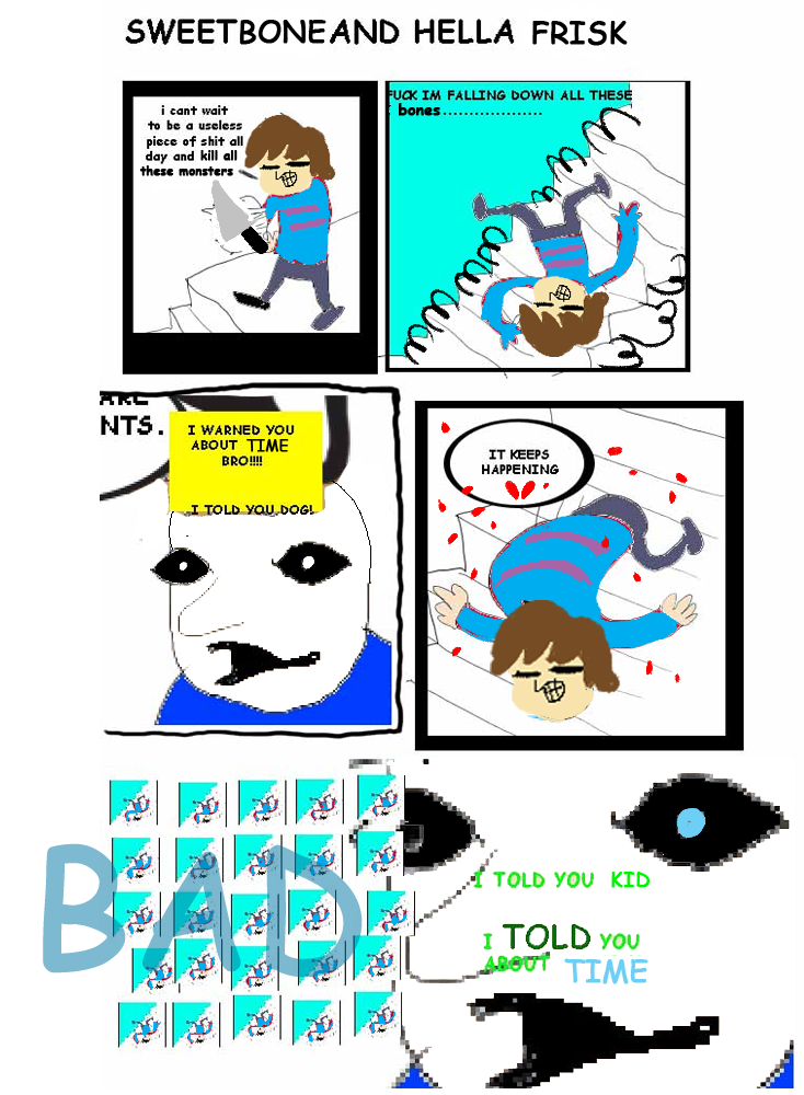 Sweet Bone and Hella Frisk | Undertale | Know Your Meme