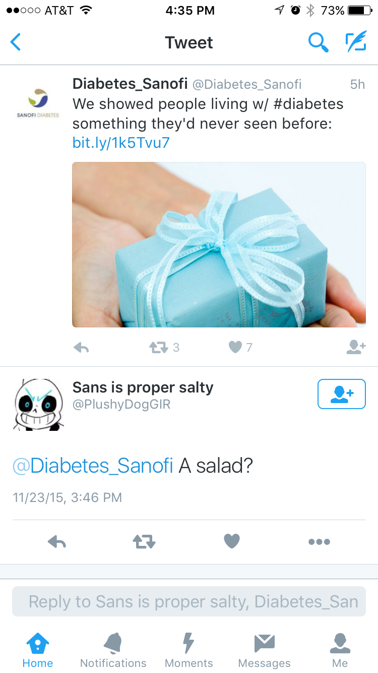 Present For People Living With Diabetes | Fat Logic | Know Your Meme