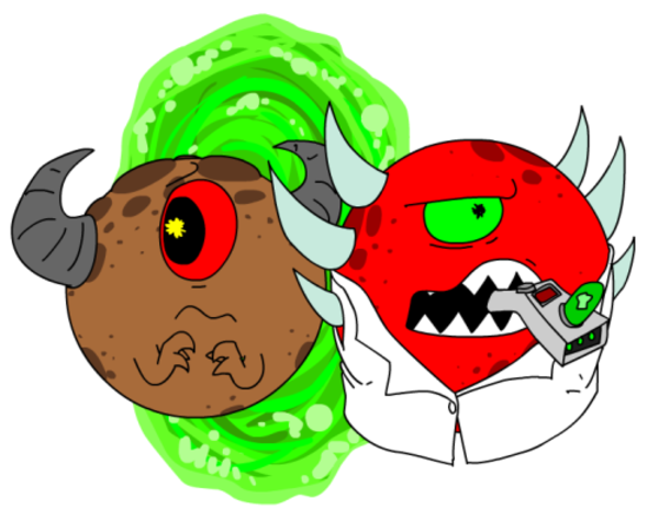 Caco and Pain | Cacodemon | Know Your Meme