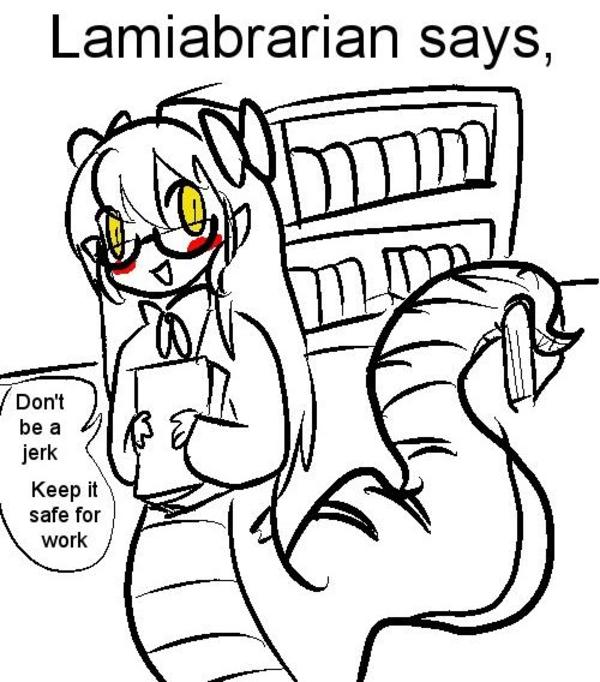 Lamiabrarian says, | Lamia / Naga | Know Your Meme