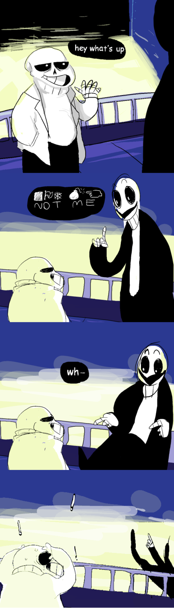 I guess you could say Gaster is a.....Killer Comedian....heh ...