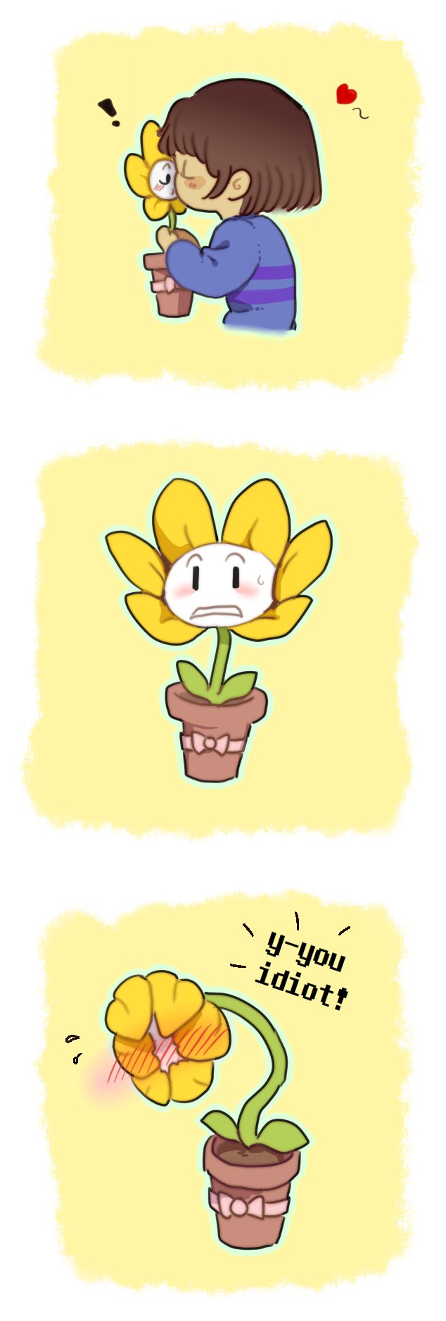 smooch the..flower? | Undertale | Know Your Meme