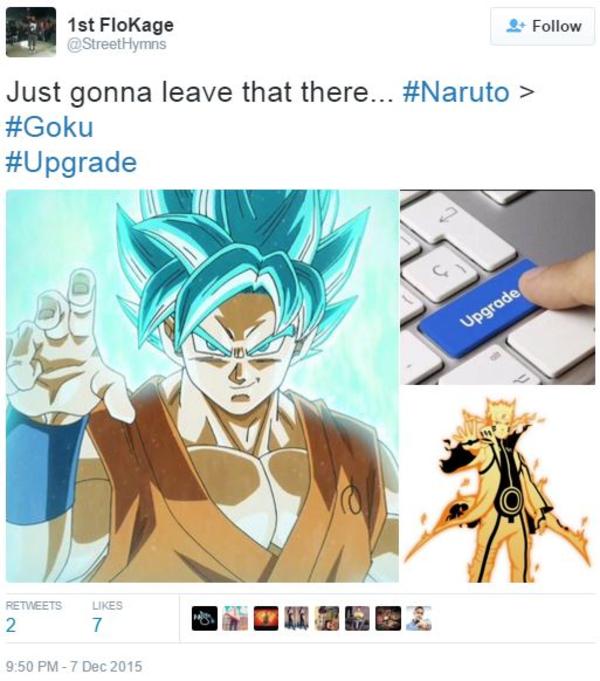 Goku Naruto Upgrade | Upgrade Button | Know Your Meme