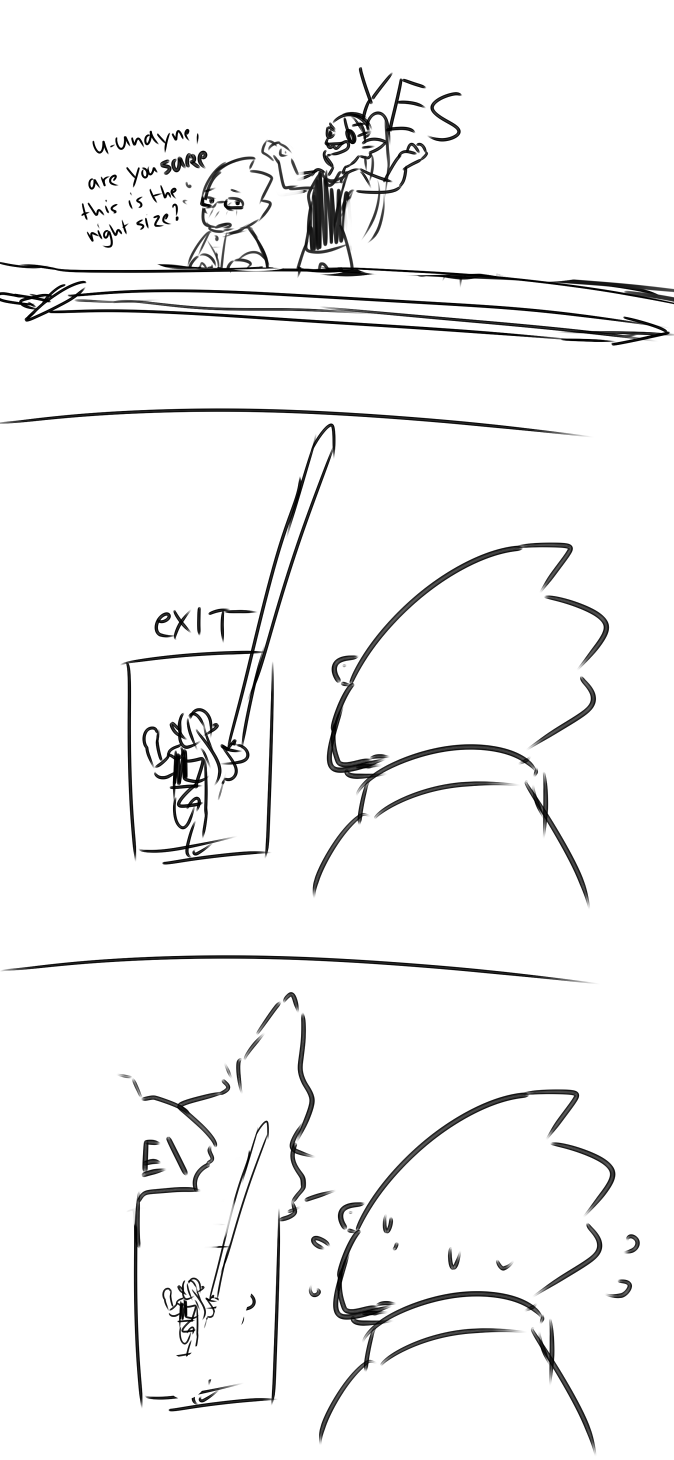 how undyne got her sword | Undertale | Know Your Meme