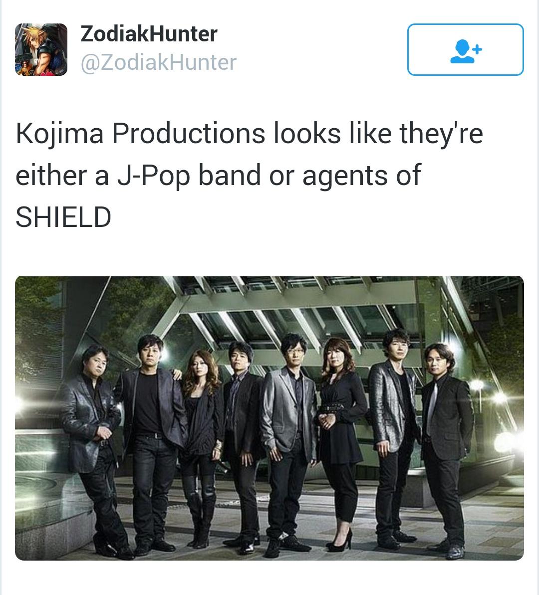 The Kojima Squad | Hideo Kojima | Know Your Meme