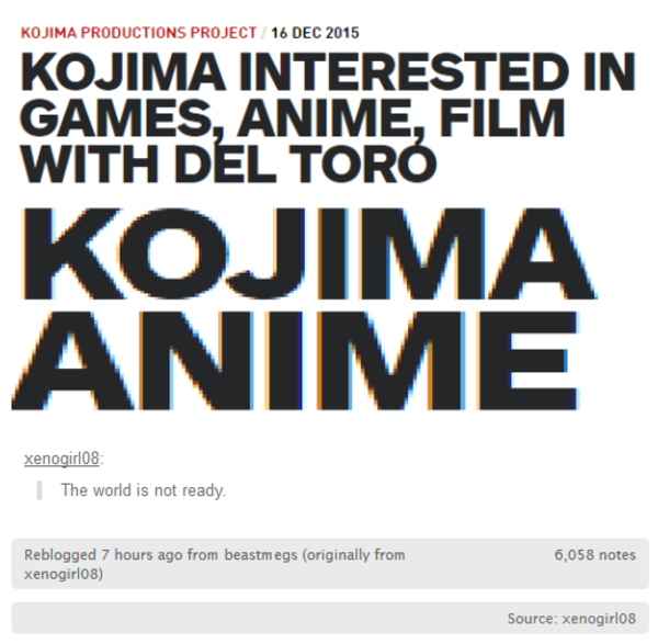 Kojima Anime | Hideo Kojima | Know Your Meme