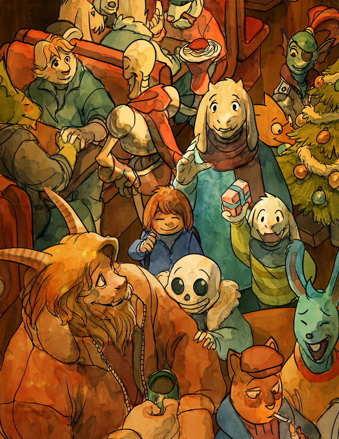 murr christmas | Undertale | Know Your Meme