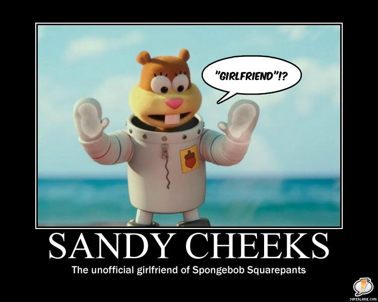 Sandy Cheeks I Heard That Meme