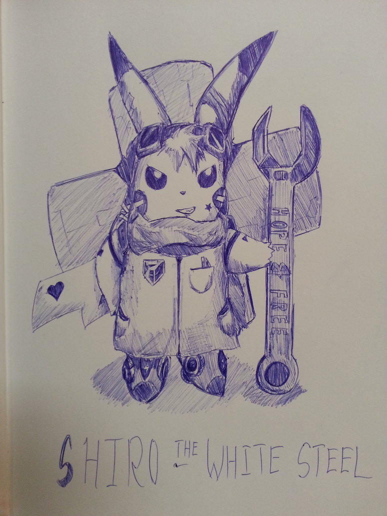 Shiro the White Steel Pikachu | Pokémon | Know Your Meme