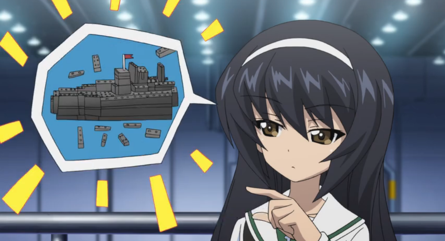 Lego ship | Girls und Panzer | Know Your Meme
