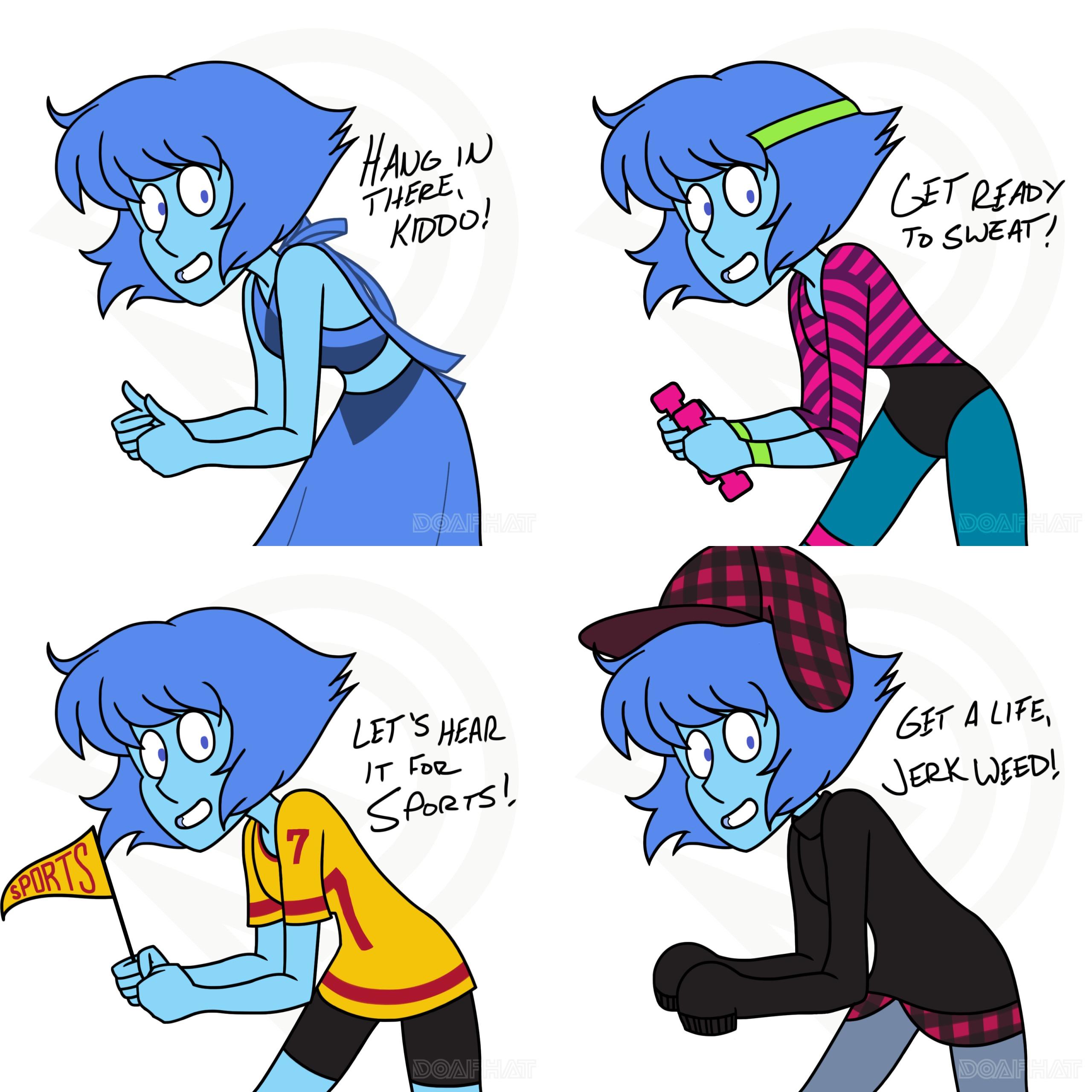 "Re-drew the infamous Smiling Lapis frame from Chille Tid to give ...