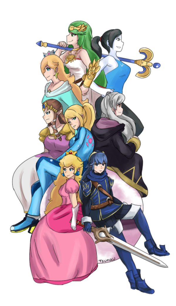 Smash Ladies. | Super Smash Brothers | Know Your Meme