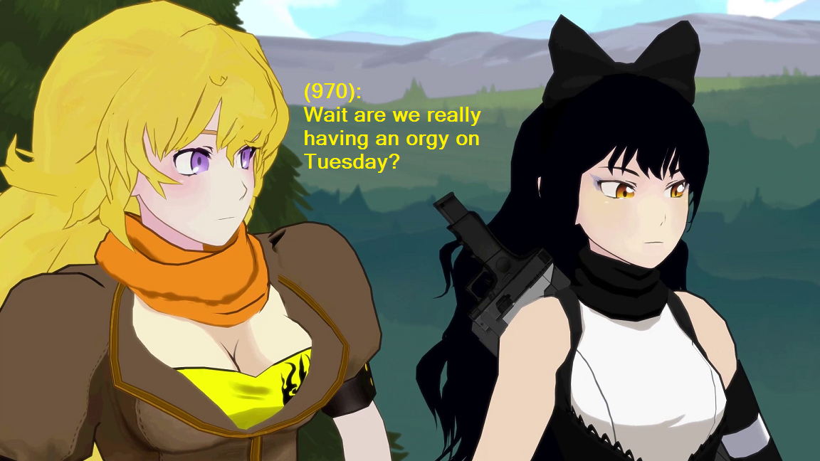 Rwby X Sssn Team Orgy O O Rwby Know Your Meme