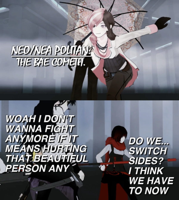 The normal reaction of seeing Neo for the first time | RWBY | Know Your ...