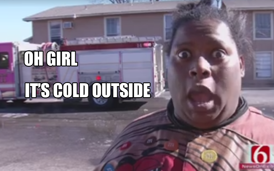 girl | Michelle Dobyne / It's Poppin / No Fire, Not Today | Know Your Meme