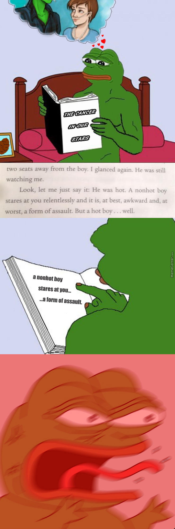 pepe reads "the fault in our stars" | Peter Parker Reading a Book ...