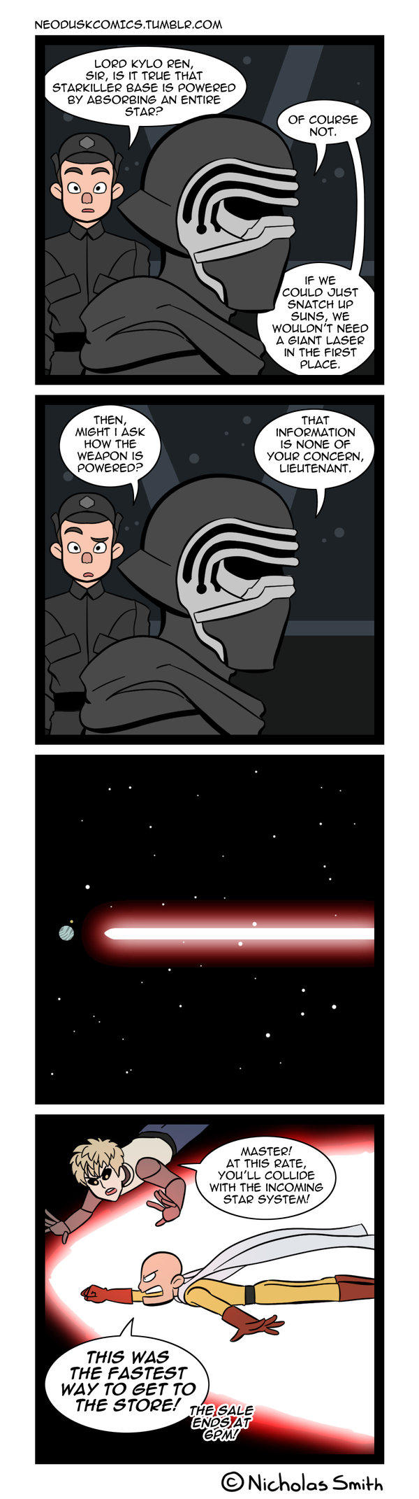 One punch starkiller | One-Punch Man | Know Your Meme