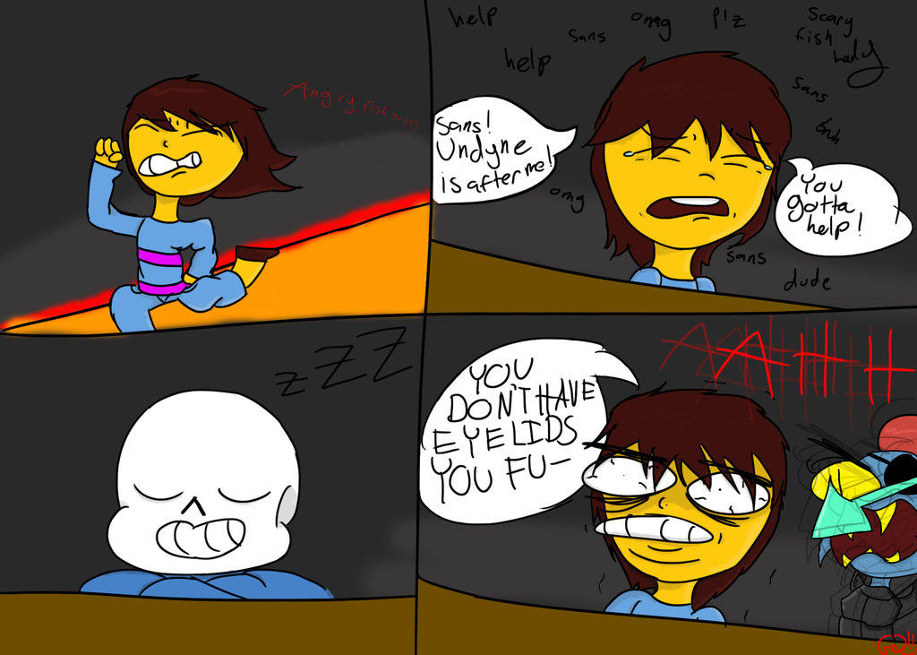 Skeletons don't have eyelids. | Undertale | Know Your Meme