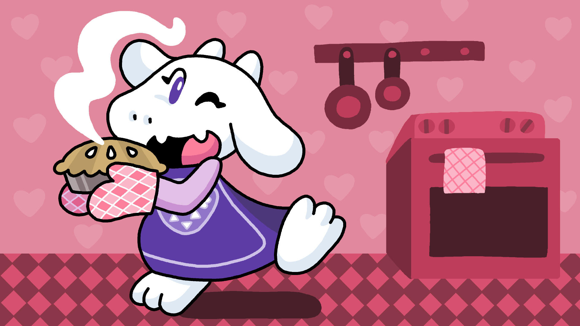 The full art for Tori's Steam card | Undertale | Know Your Meme