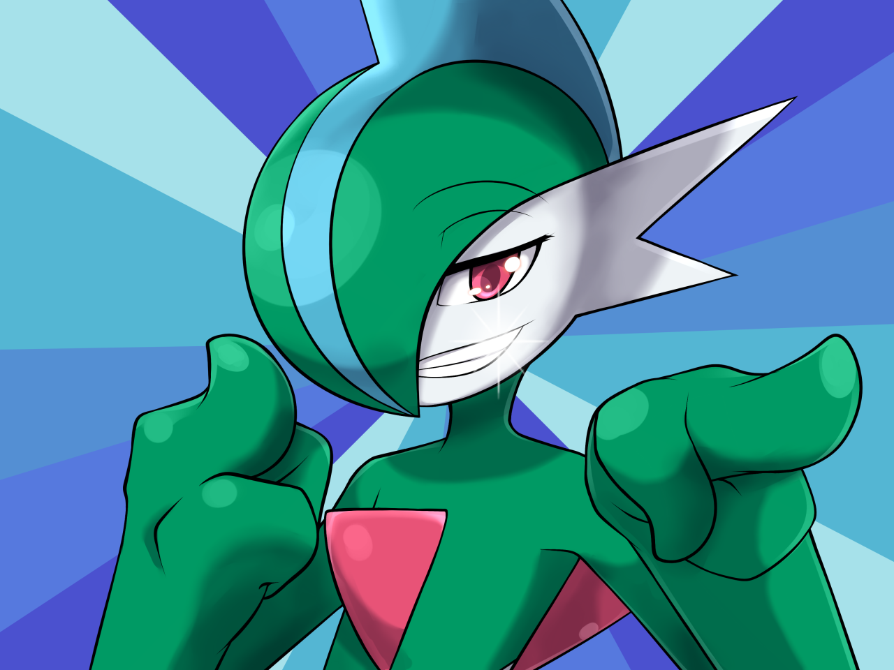 Flamboyant Gallade | Pokémon | Know Your Meme