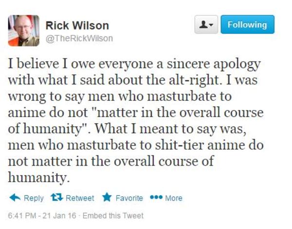 Rick Wilson apologises | #TrumpAnime / Rick Wilson Controversy | Know ...