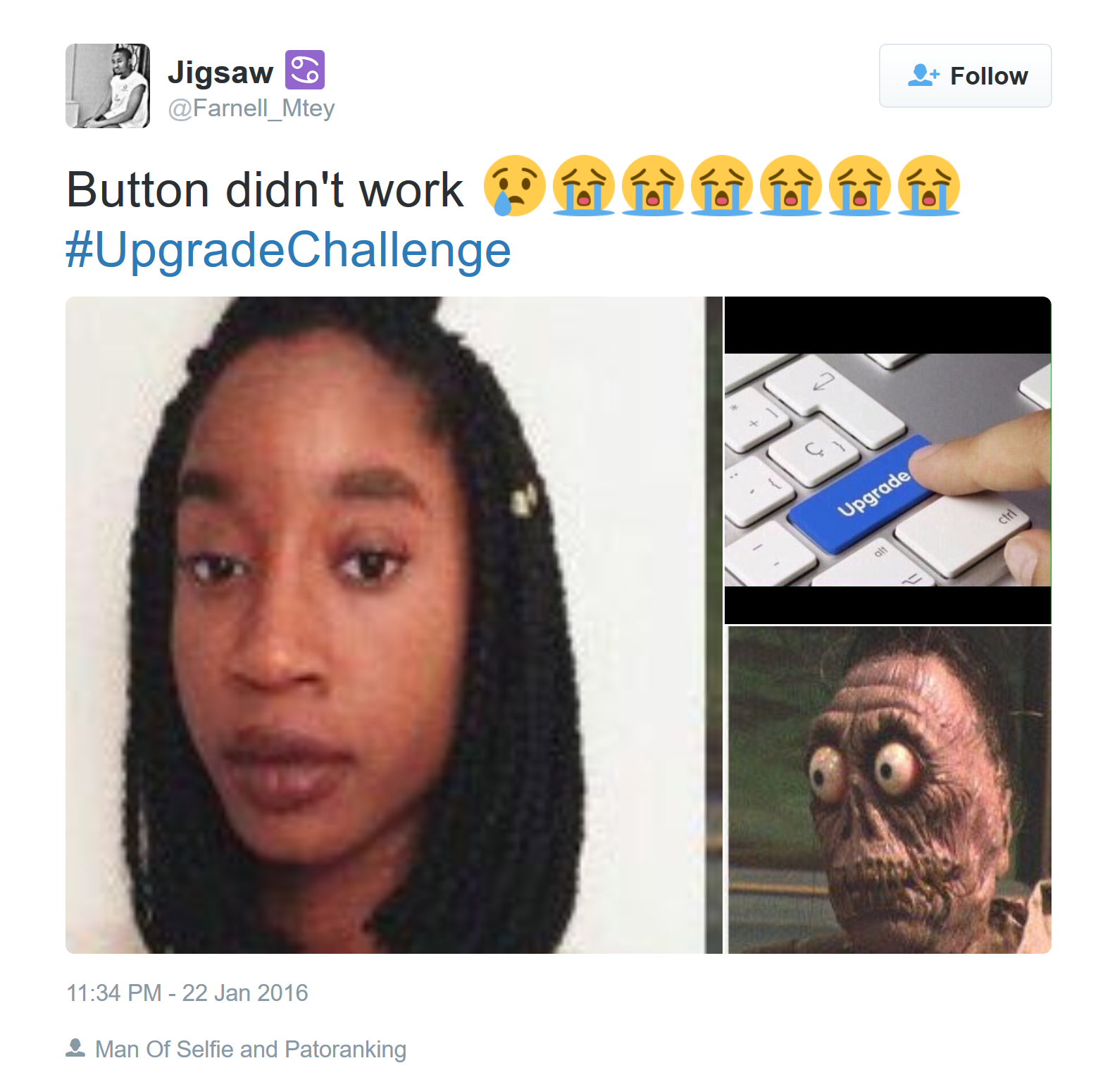 Upgrade Button Didn't Work | Upgrade Button | Know Your Meme