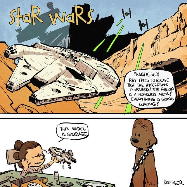 Millennium Falcon = garbage | Star Wars Episode VII: The Force Awakens ...