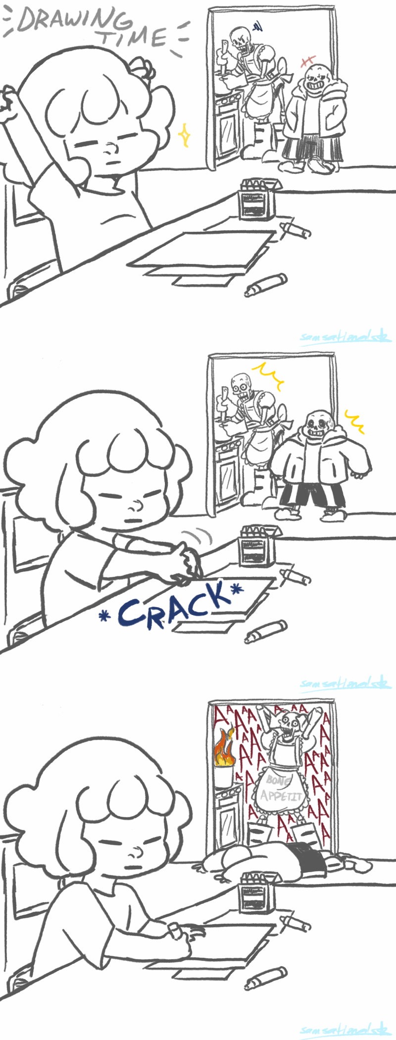 the sound of breaking bones | Undertale | Know Your Meme