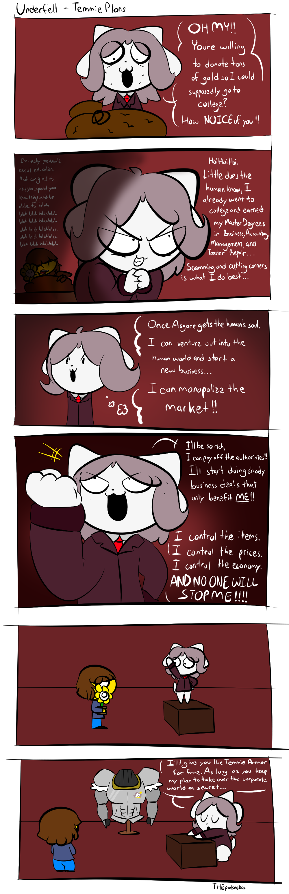 Underfell Temmie | Undertale | Know Your Meme