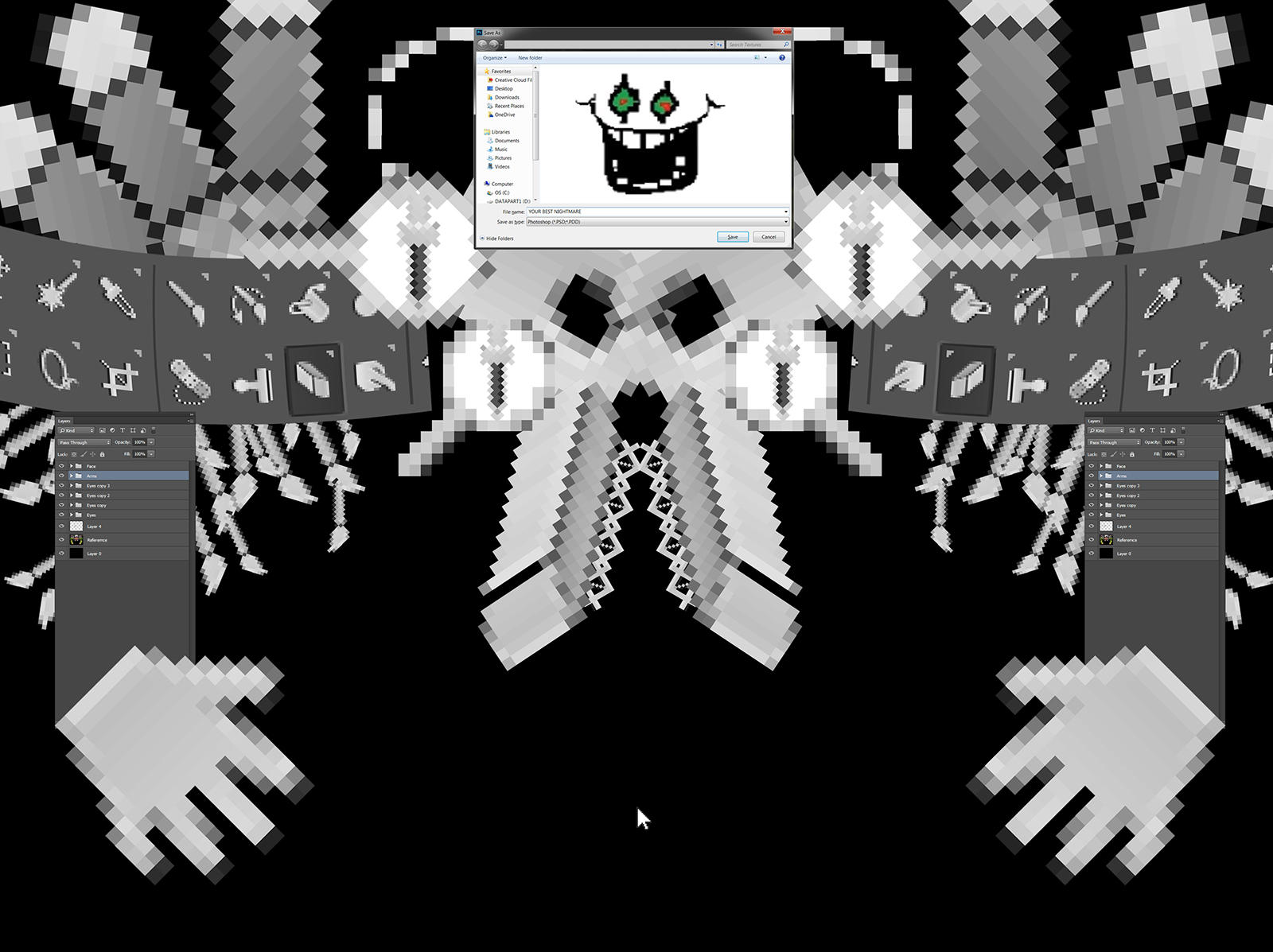 Photoshop Photoshop | Omega Flowey Edits | Know Your Meme