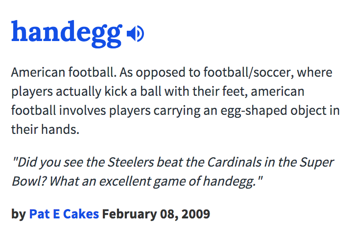 Urban Dictionary | Handegg | Know Your Meme