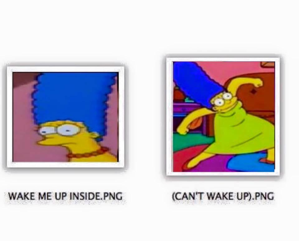 Can't Wake Up [Wake Me Up Inside] | Marge Krumping | Know Your Meme