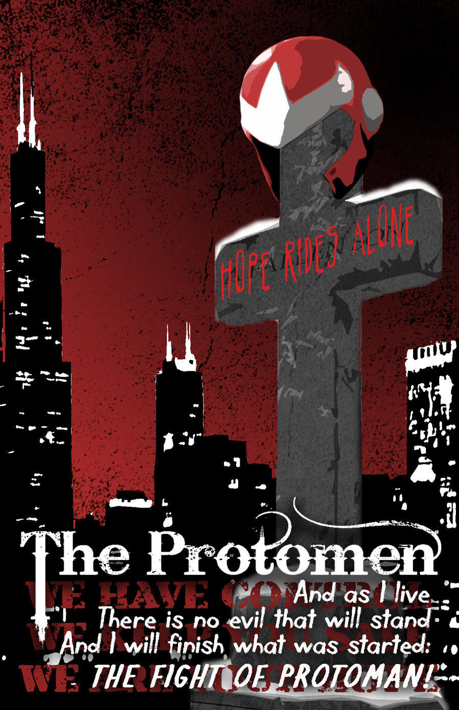 Protomen Poster 2 by Templarking | Hope Rides Alone | Know Your Meme