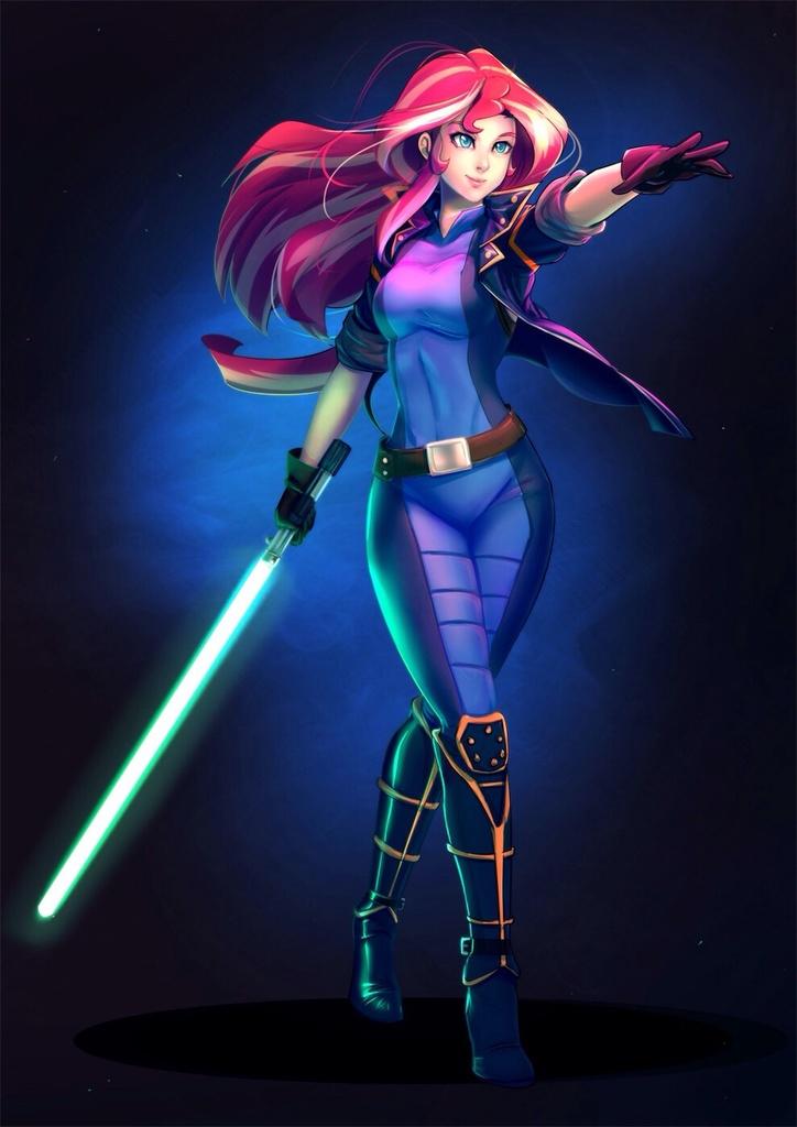 Sunset jedi by bakki | My Little Pony: Equestria Girls | Know Your Meme