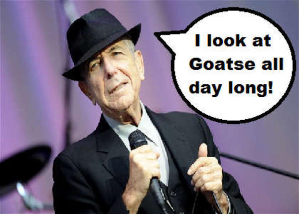Leonard Cohen looks at Goatse all day long! | Goatse | Know Your Meme