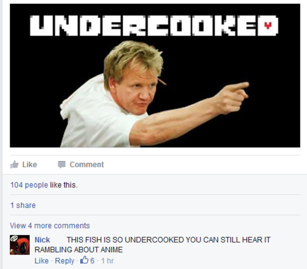 Undercooked | Undertale | Know Your Meme