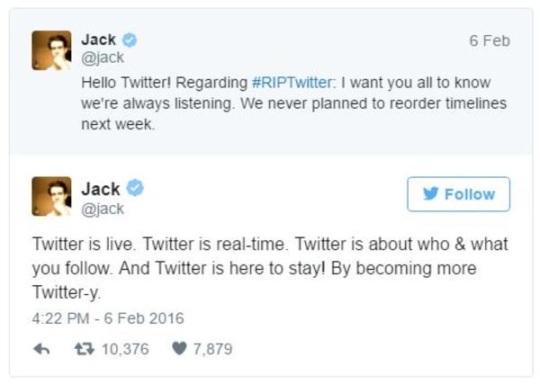 @Jack Tweets | #RIPTwitter | Know Your Meme