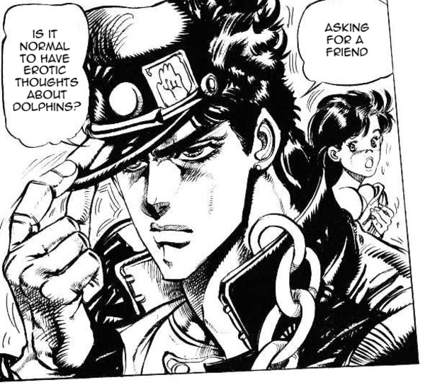 Jotaro has a question | JoJo's Bizarre Adventure | Know Your Meme