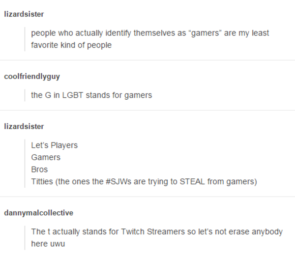 The True LGBT | Gaming | Know Your Meme