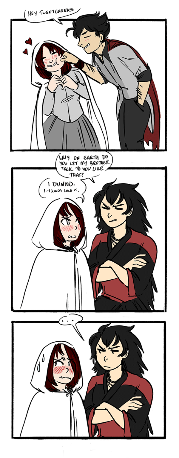 So, anyone subscribe to the notion that Qrow is Ruby's father and not ...